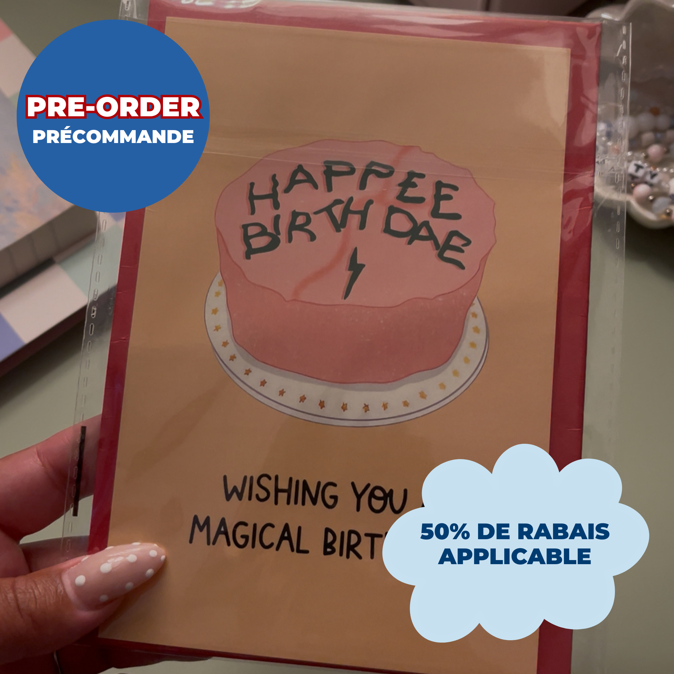 *PRE ORDER* HAPPEE BIRTHDAE BIRTHDAY CARD – Atelier Hibou Blanc